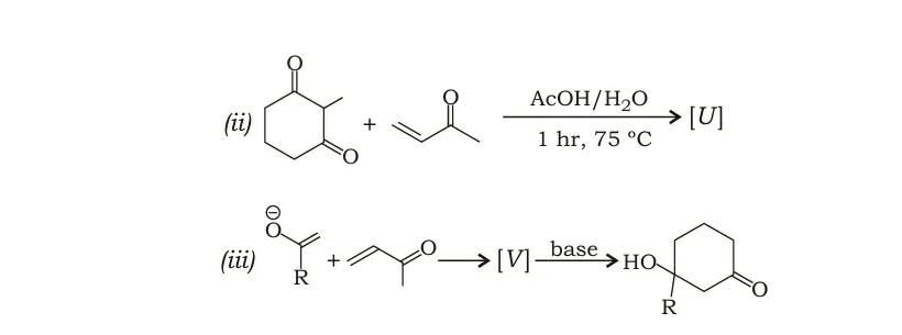 Solved (ii) AcOH/H20 1 hr, 75 °C [U] ame metropny (iii) >[V] | Chegg.com