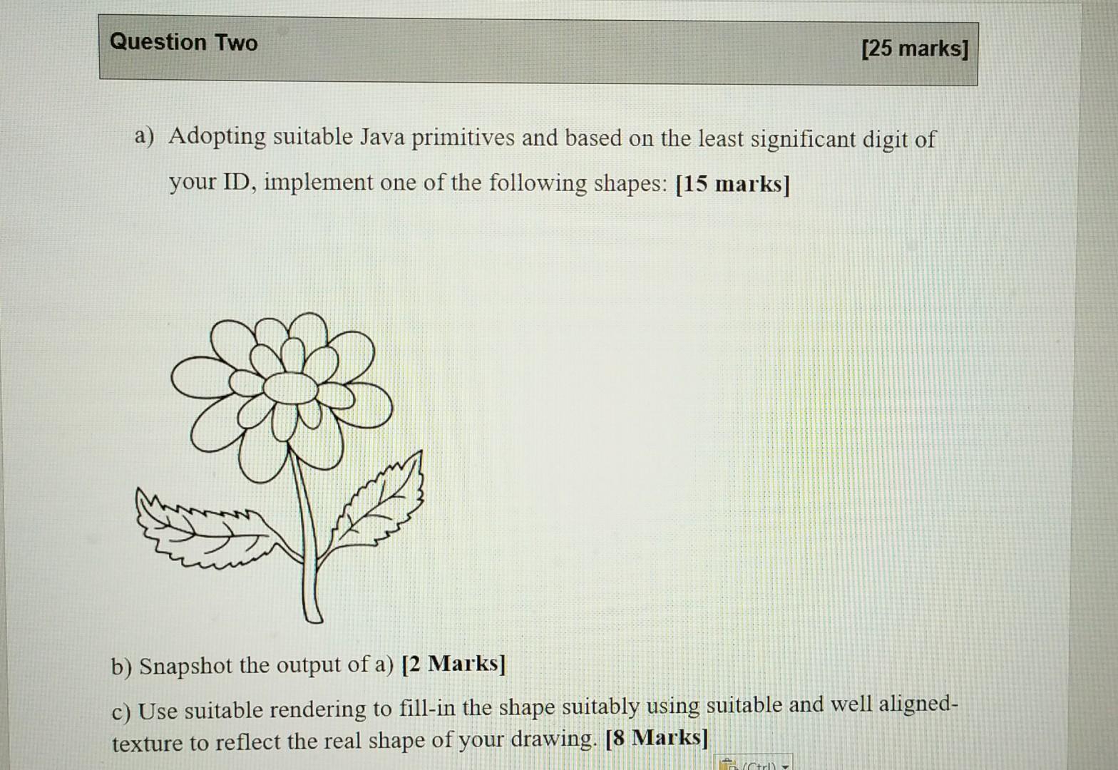Solved A Adopting Suitable Java Primitives And Based On The