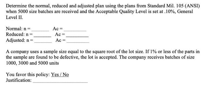 Solved Determine the normal, reduced and adjusted plan using | Chegg.com