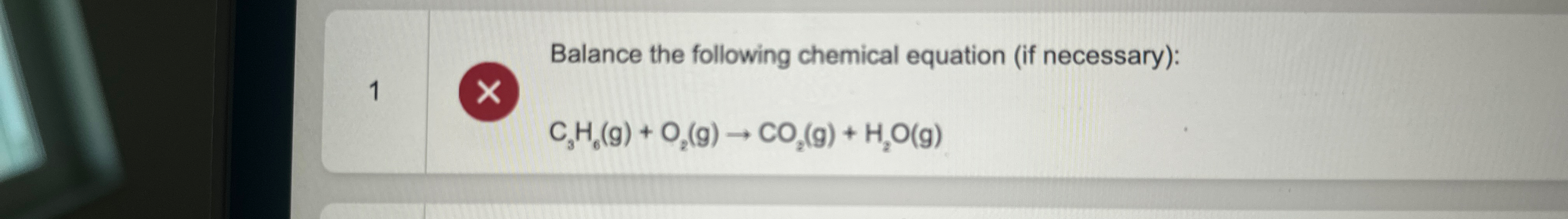 Solved Balance the following chemical equation (if | Chegg.com
