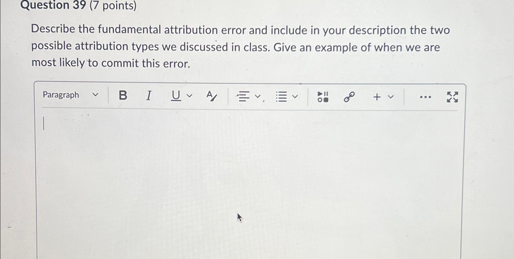 Solved Question 39 (7 ﻿points)Describe the fundamental | Chegg.com