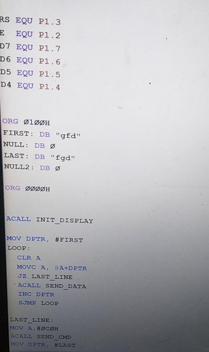 Solved Can you fix this for me to run fine in edsim51 | Chegg.com