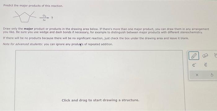 Solved Predict the major products of this reaction. Draw | Chegg.com