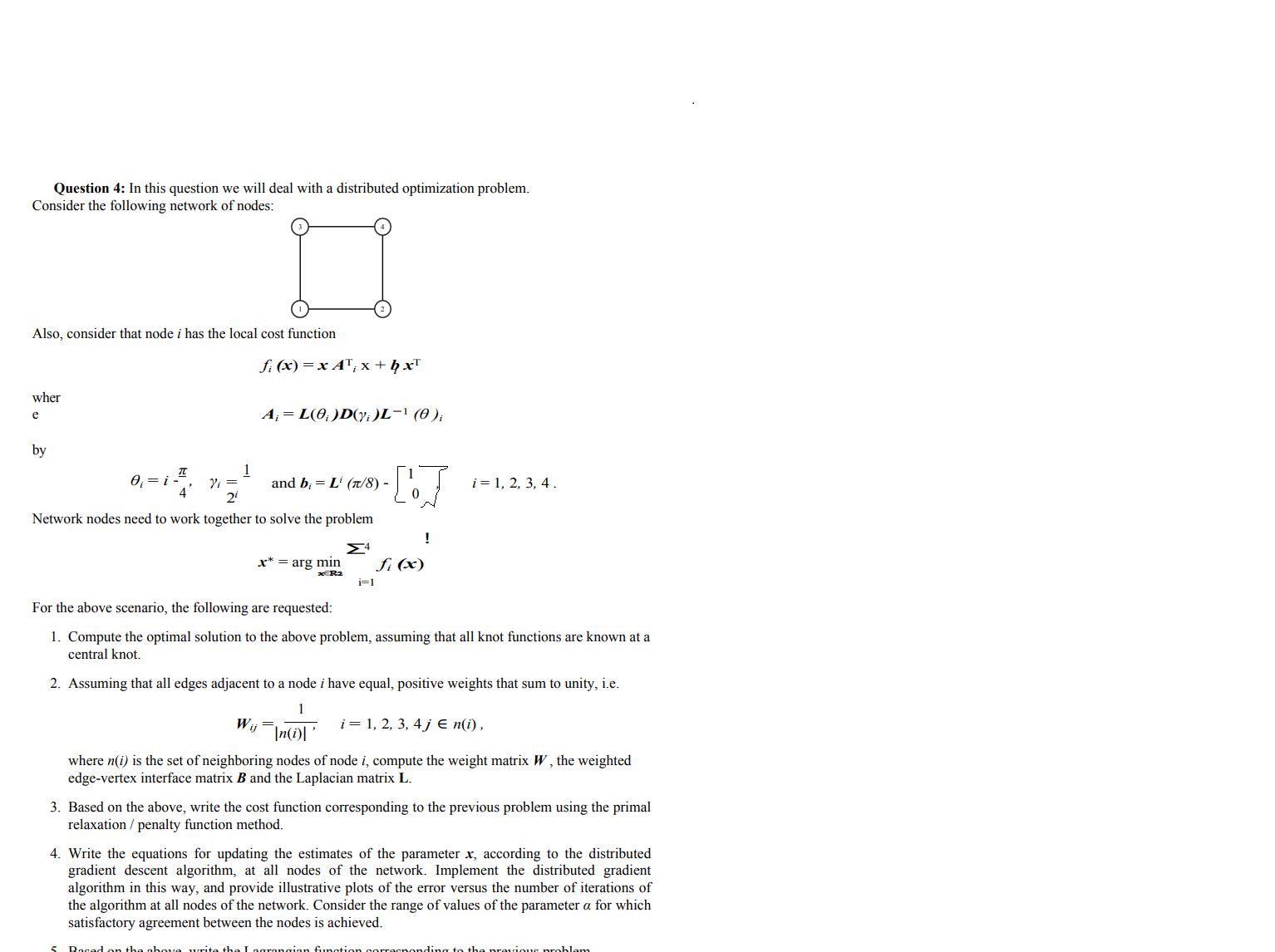 In this question we will deal with a distributed | Chegg.com