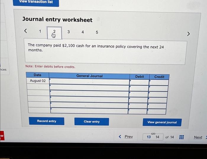 [Solved]: Following are the transactions of a new company c