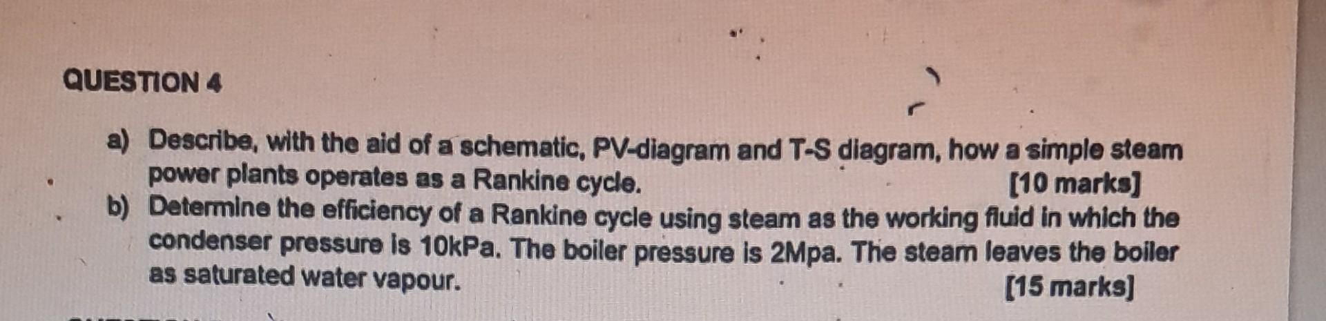 Solved QUESTION 4 a) Describe, with the aid of a schematic, | Chegg.com