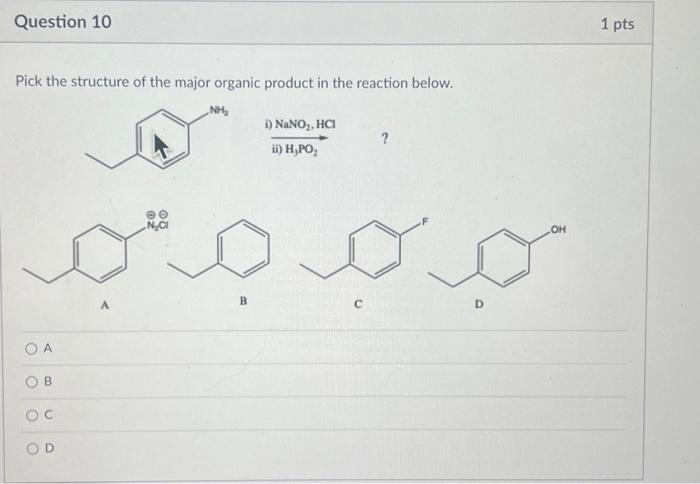 Solved i) NaNO2,HC ii) H3PO2 | Chegg.com