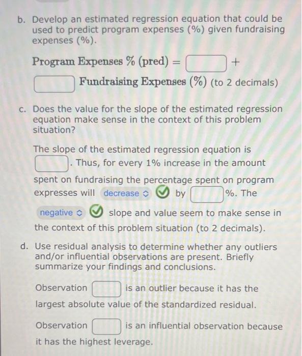 B Develop An Estimated Regression Equation That 6609