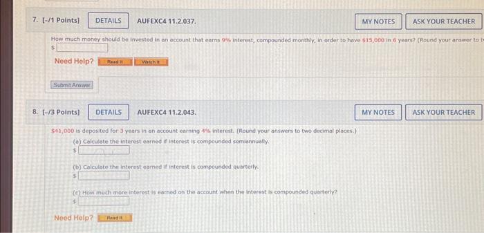 Solved Haw much money should bo itvested in an eccount that | Chegg.com