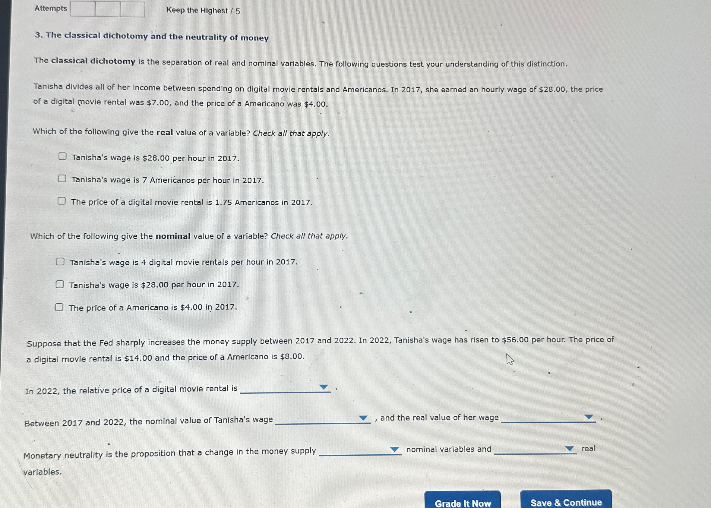 Solved AttemptsKeep the Highest / 53. ﻿The classical | Chegg.com
