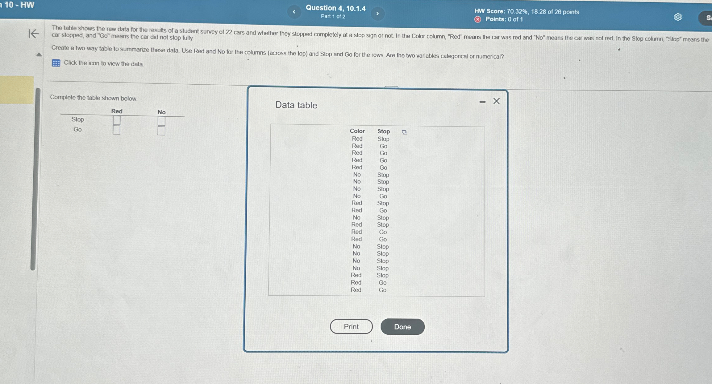Solved 10-HWQuestion 4, 10.1.4Part 1 ﻿of 2HW Score: | Chegg.com