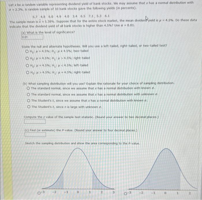 Solved Let x be a random variable representing dividend | Chegg.com