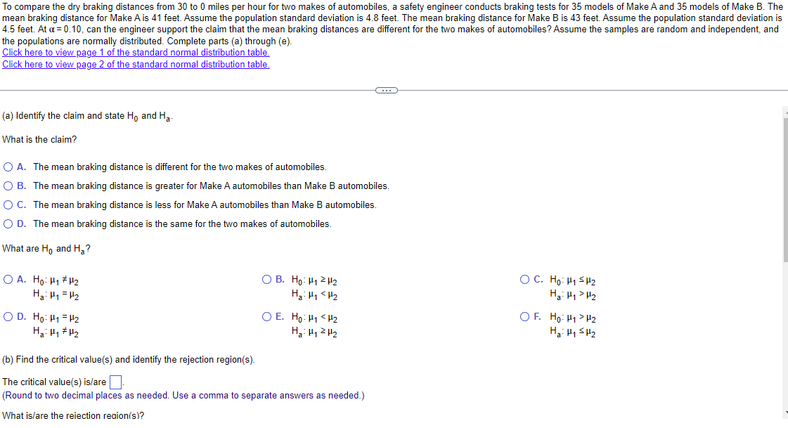 Solved To compare the dry braking distances from 30 ﻿to 0 | Chegg.com