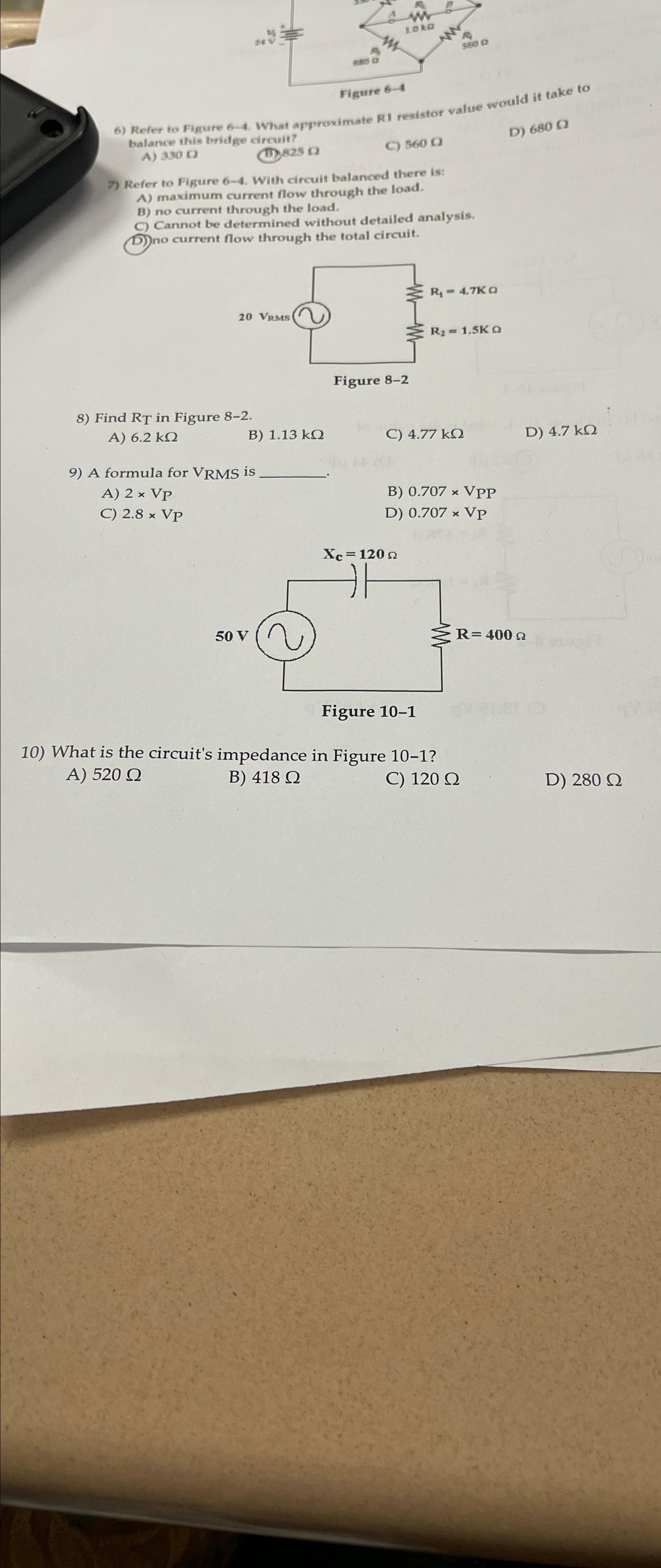 Solved Find RT in figure 8-2. | Chegg.com