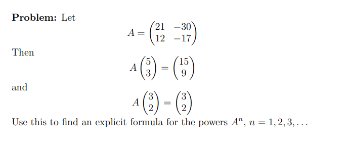 Solved Problem: | Chegg.com