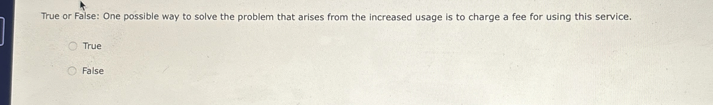High Quality SOLUTION True or False: One possible way to solve the ...