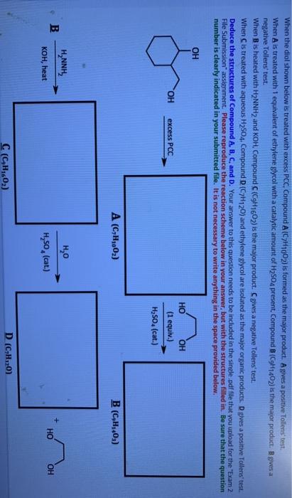 Solved When the dial shown below is treated with excess PCC. | Chegg.com