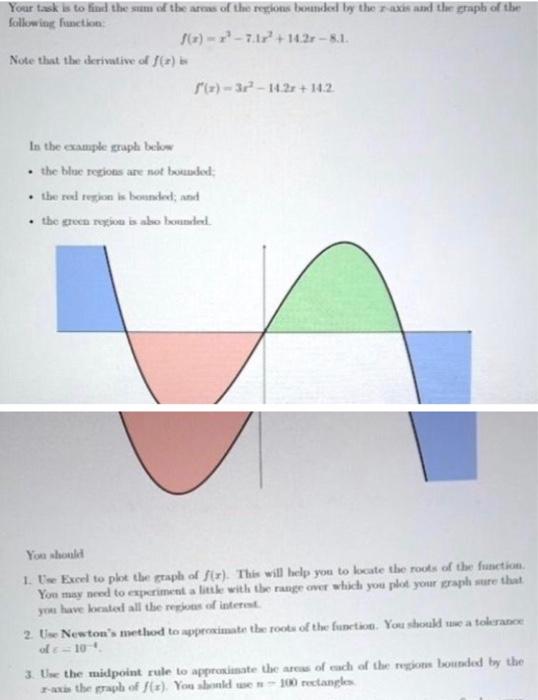 Solved urgent! stuck on part 3 midpoint rule, using excel | Chegg.com