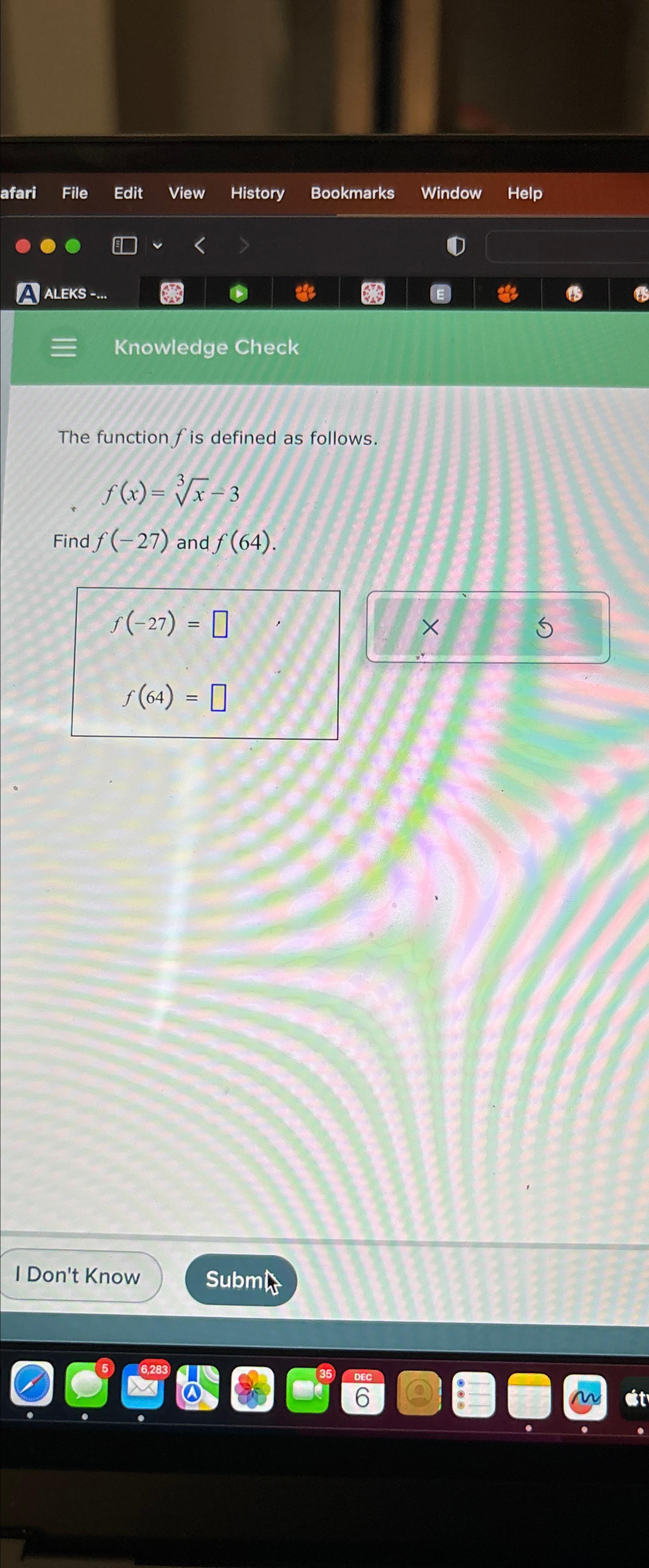 Solved The function f ﻿is defined as follows.f(x)=x3-3Find | Chegg.com