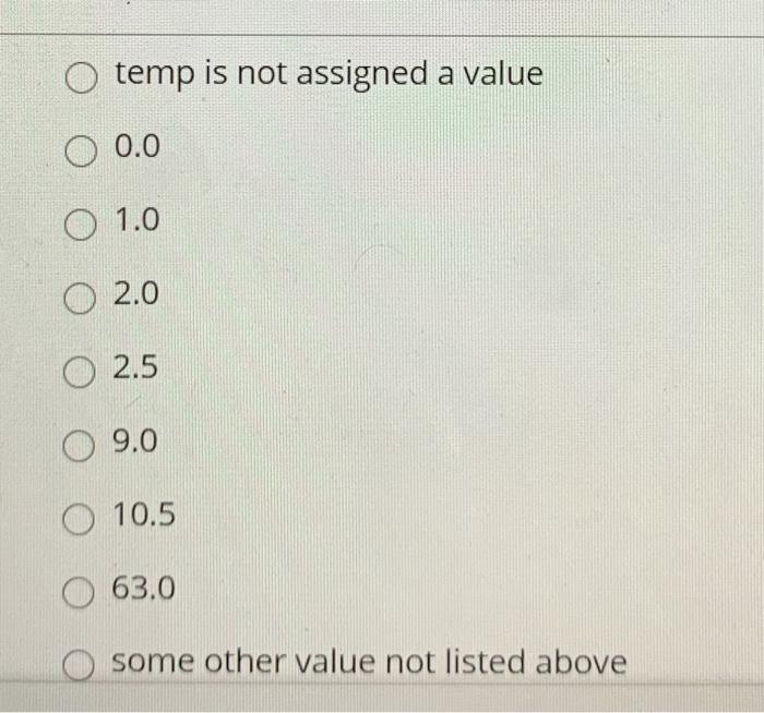 Solved Consider The Following Code Fragment After Execution