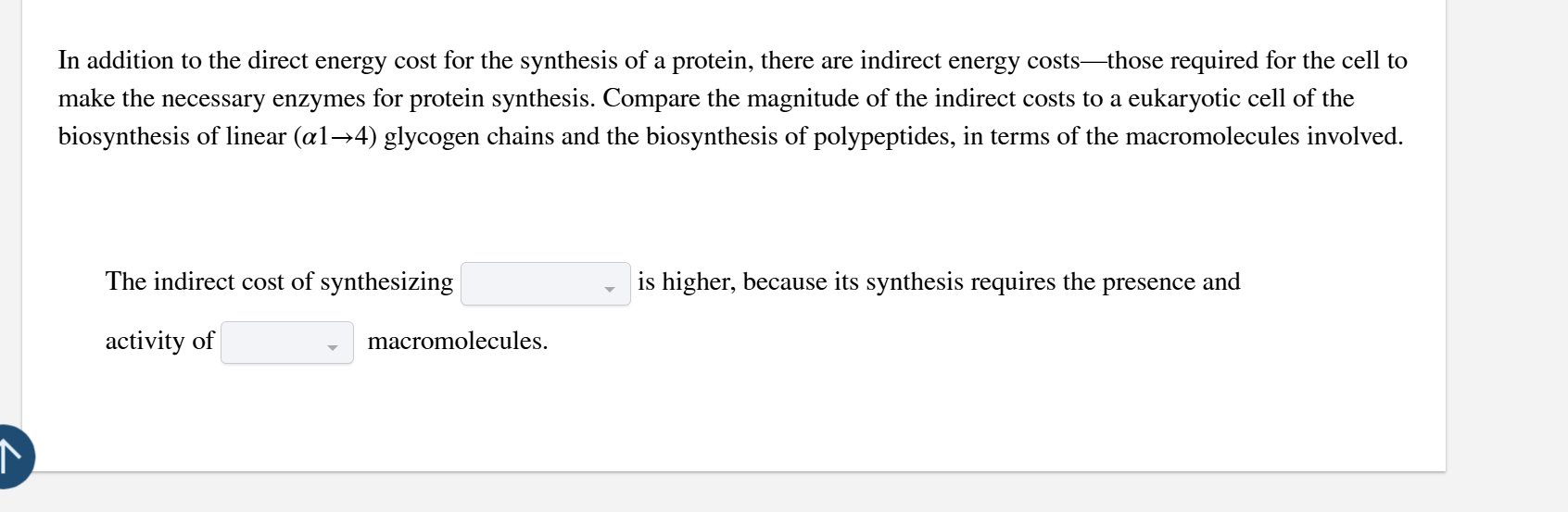 Solved In addition to the direct energy cost for the | Chegg.com
