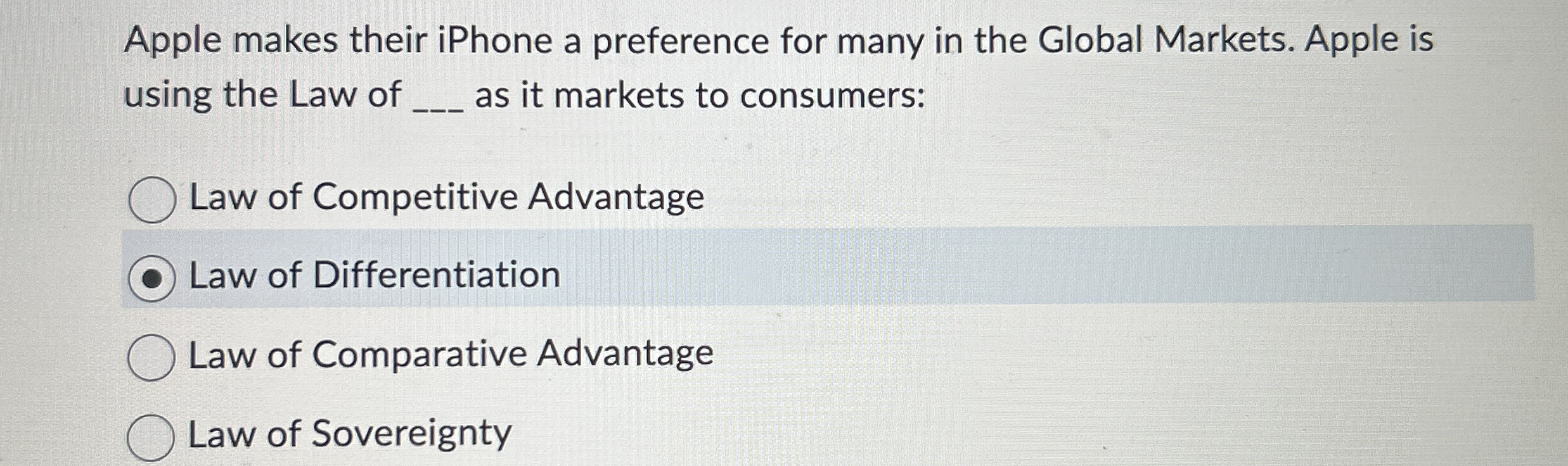 Solved Apple makes their iPhone a preference for many in the | Chegg.com