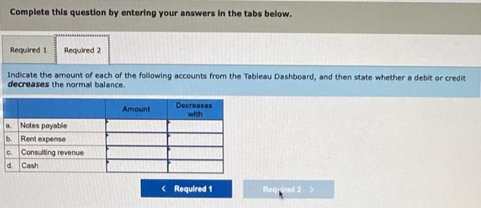 Solved Tableau DA 2-1: Quick Study, Identifying normal | Chegg.com
