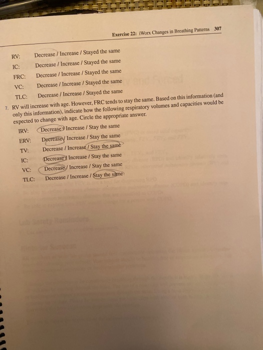 Date: Exercise 22 Review Questions: iWorx Changes in | Chegg.com