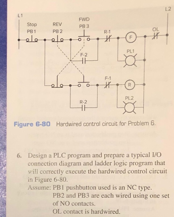 Solved Stop FWD REV PB 3 PB1 PB 2 Loloroloool R-1 | Chegg.com