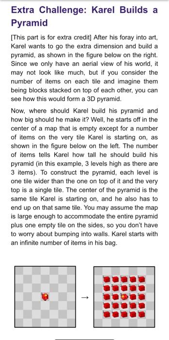 Pyramid [This part is for extra credit] After his | Chegg.com