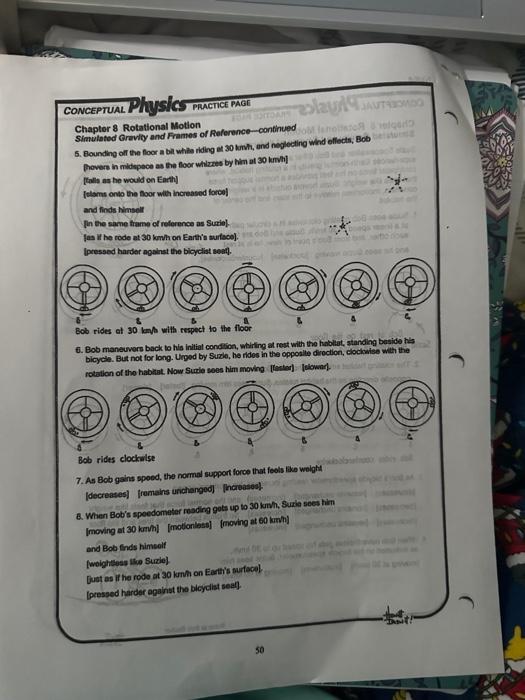 CONCEPTUAL Chapter 8 Rotational Motion Simulated | Chegg.com