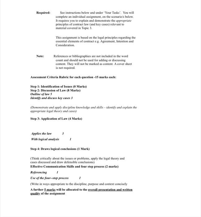 please answer using the four step method provided and | Chegg.com