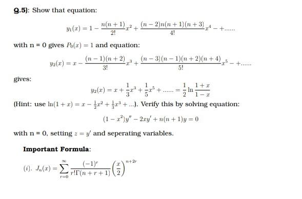 Solved 9.5): Show that equation: (n − 2)n(n + 1)(n+3) * - | Chegg.com