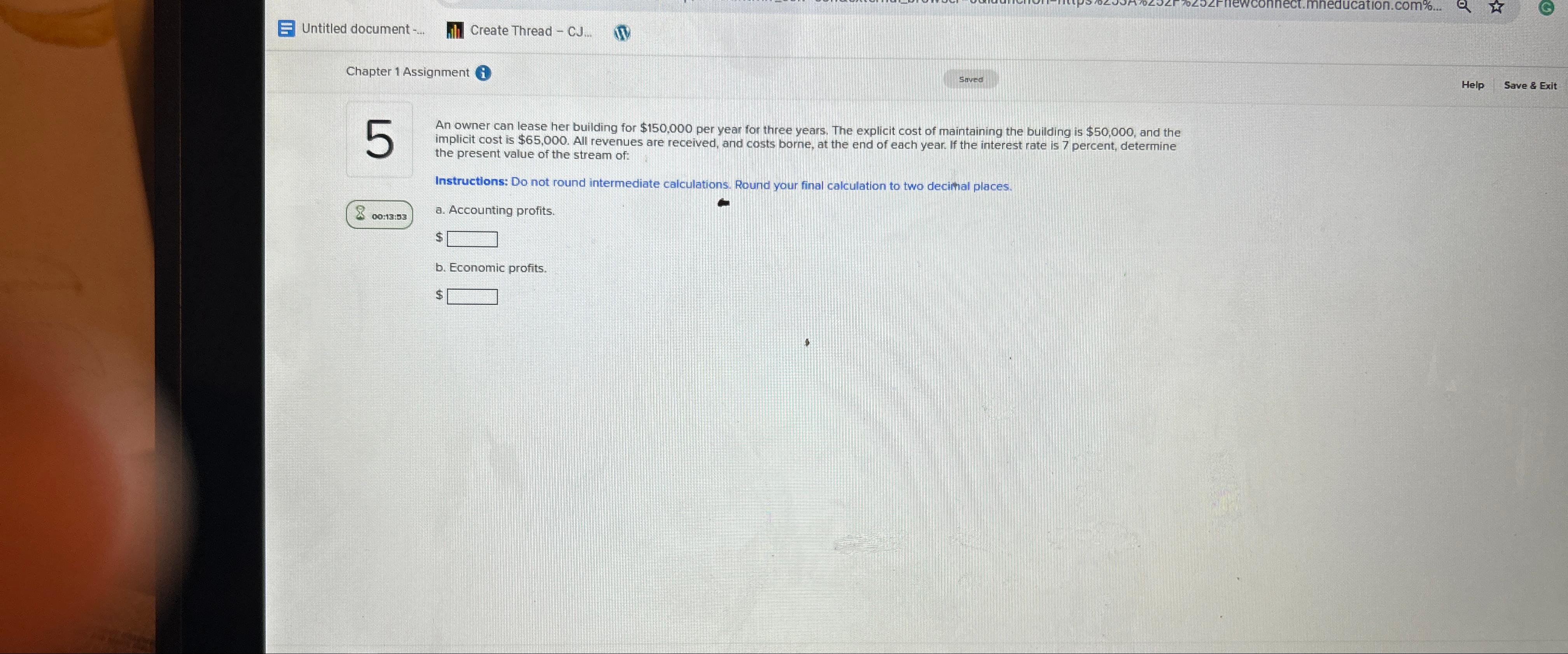 Solved Untitled document -..Create Thread - ﻿CJChapter 1 | Chegg.com