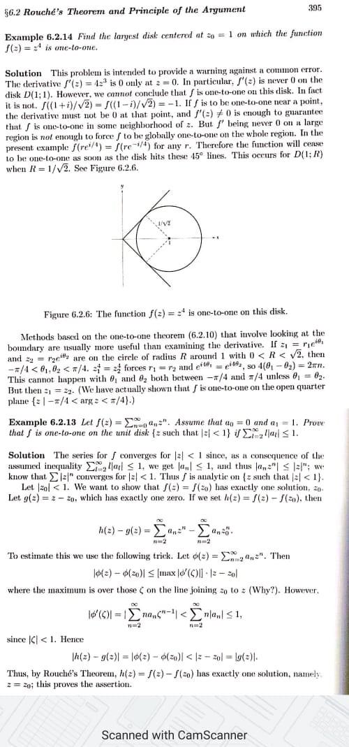 Solved §6.2 Rouche's Theorem and Principle of the Argument | Chegg.com