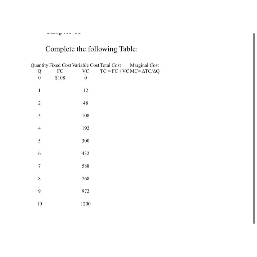 Solved -cdotsrcdots-*---Complete the following | Chegg.com