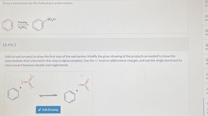Solved Draw a mechanism for the following transformation. | Chegg.com