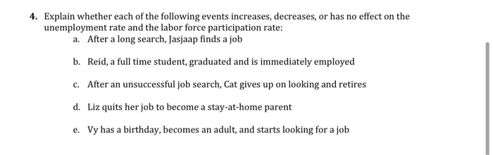 Solved 4. Explain whether each of the following events | Chegg.com