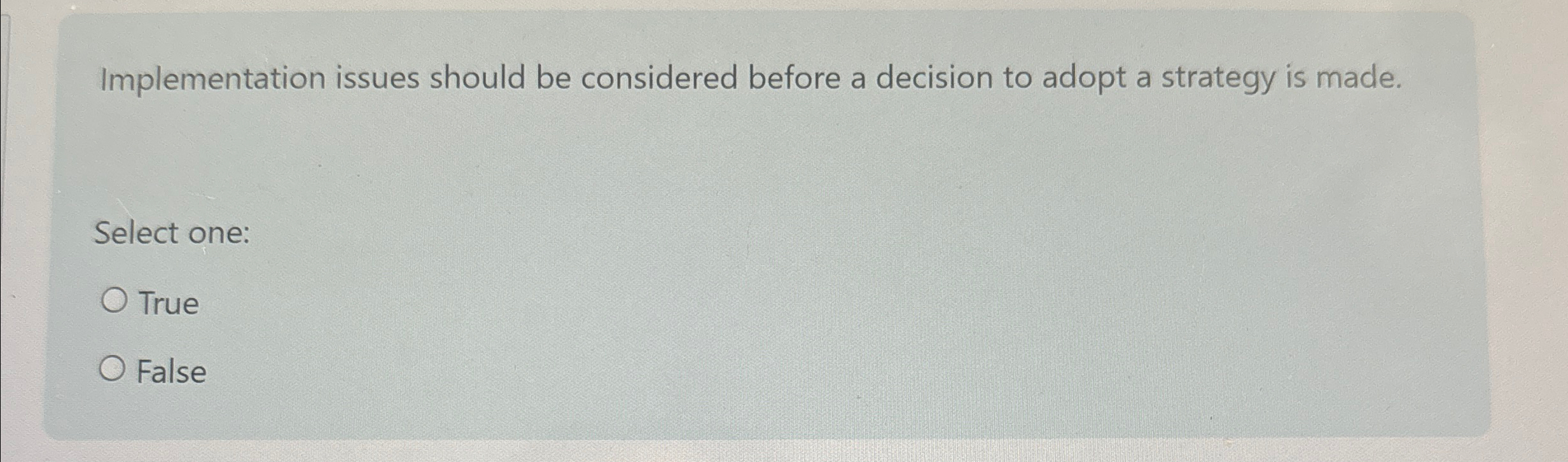 Solved Implementation issues should be considered before a | Chegg.com