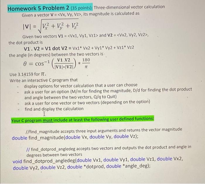 Homework 5 Problem 2 (35 points): Three-dimensional | Chegg.com