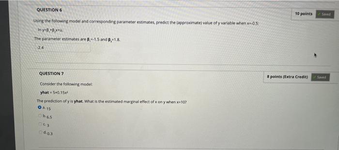 Solved Using the following moded and corresponding parameter | Chegg.com
