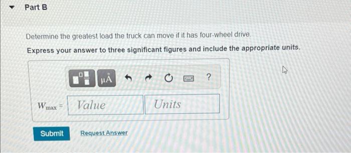 Solved Consider the truck shown in (Figure 1). The truck has | Chegg.com