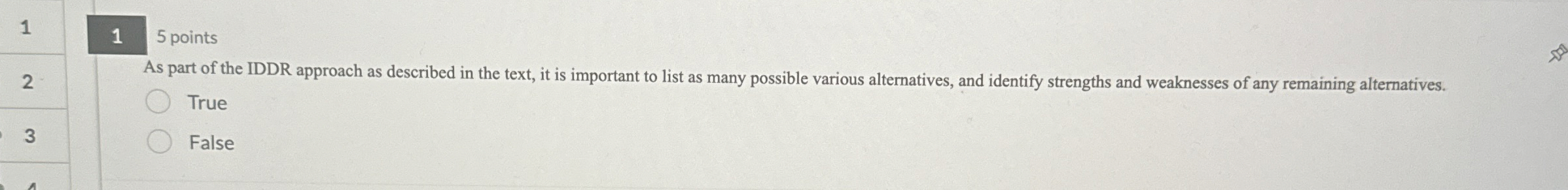 Solved 15 ﻿pointsAs part of the IDDR approach as described | Chegg.com