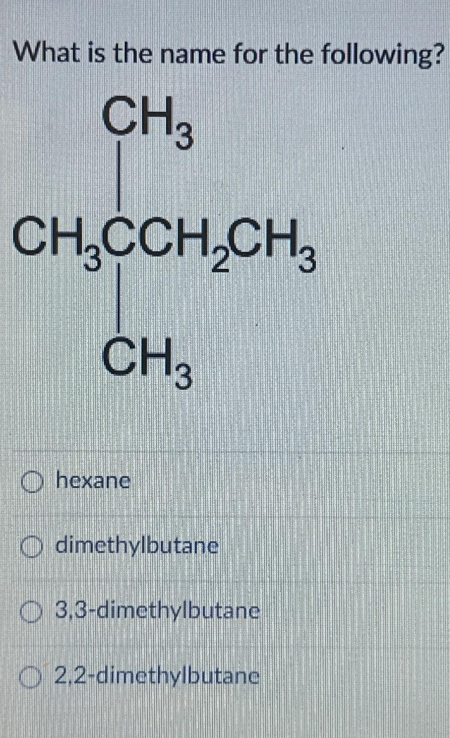 Solved What is the name for the | Chegg.com