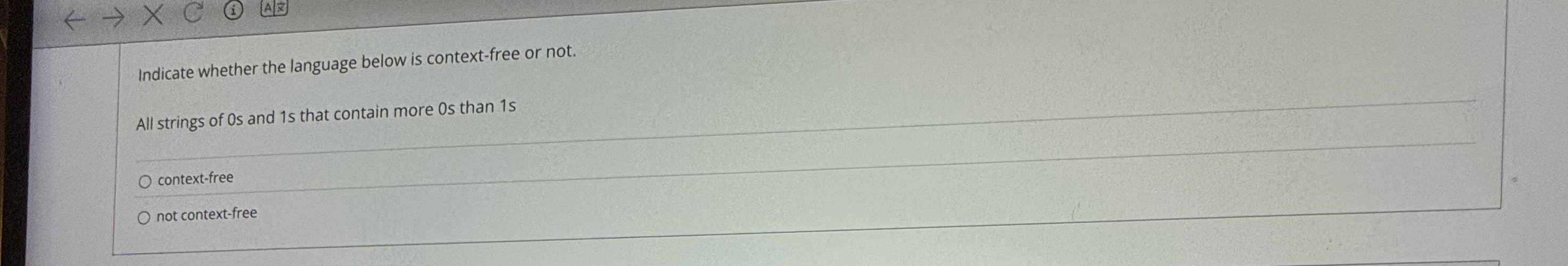 Solved Indicate whether the language below is context-free | Chegg.com