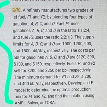 Solved Need AMPL solution along with formulation typed there | Chegg.com