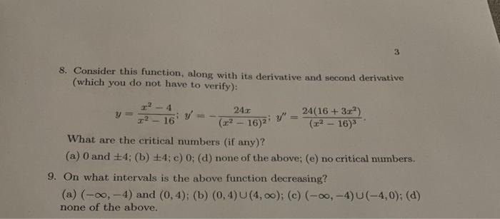 Solved 3 8. Consider this function, along with its | Chegg.com