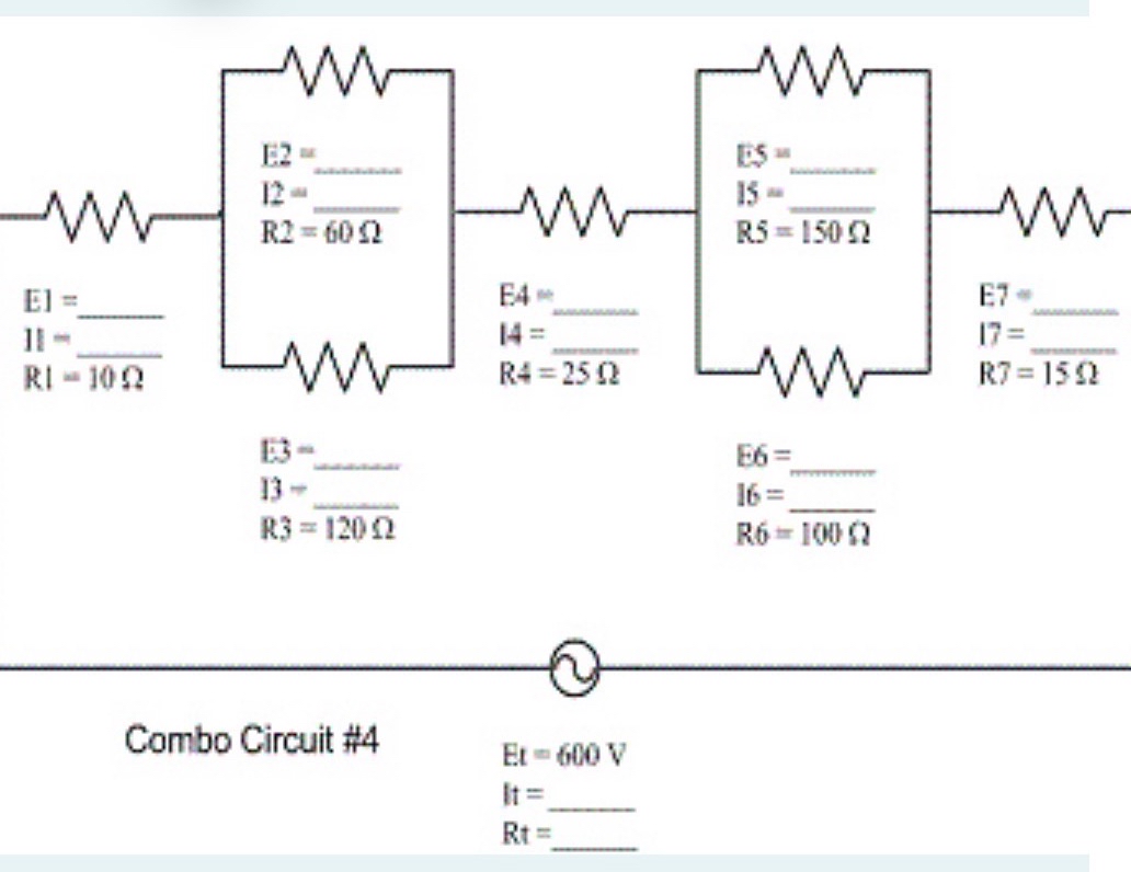 Solved What is the voltage across R3 ﻿in combo circuit #9? | Chegg.com