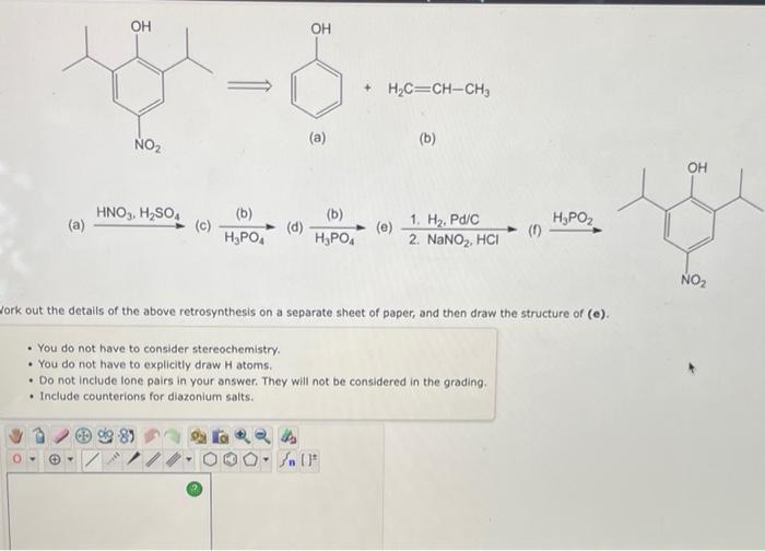 Solved OH OH + HỌC=CH-CH3 NOZ (a) (b) OH . HNO3, H2SO4 (a) | Chegg.com