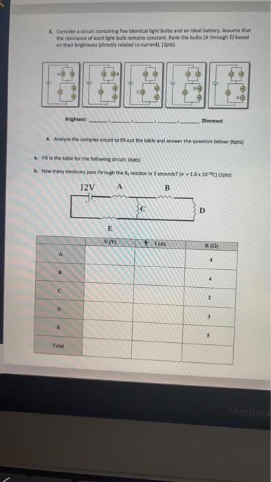 Solved 3. Consider a circuit containing five identical | Chegg.com